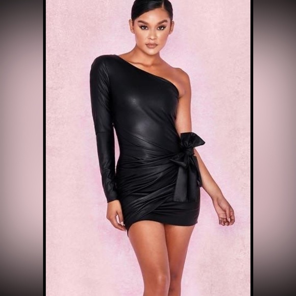 House of CB | Dresses | House Of Cb Fenela Vegan Leather Dress | Poshmark